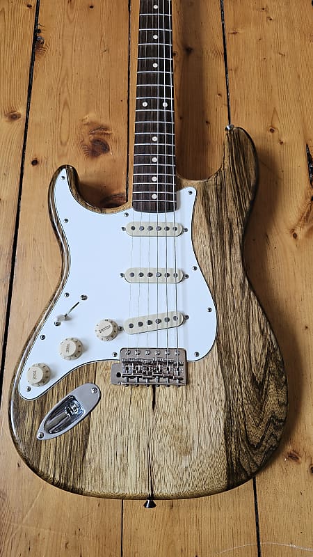 Warmoth Premium stratocaster left handed with Radioshop | Reverb