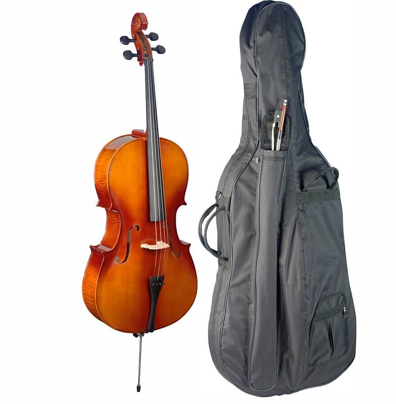 Stagg 4/4 Laminated Maple Cello with Bag - VNC-4/4 L | Reverb