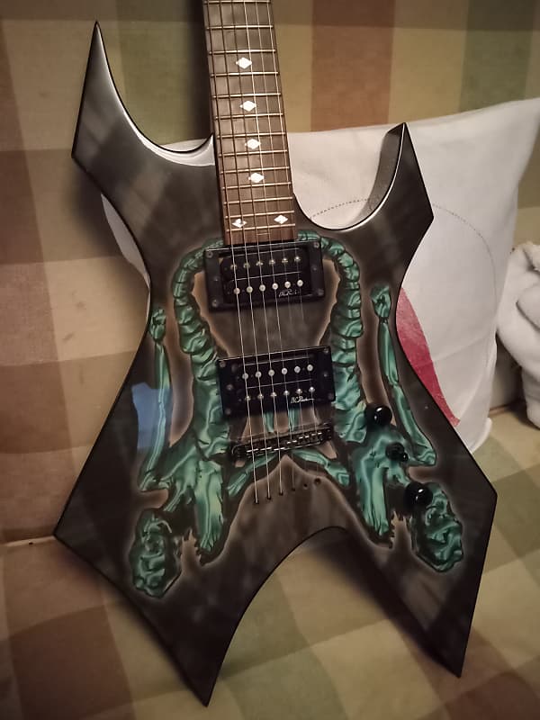 B.C. Rich Warlock 2003 Maggot Man Body Art Collection Limited | Reverb