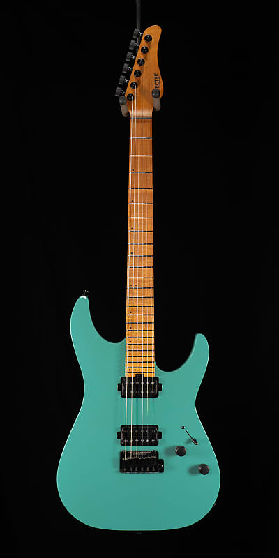 Schecter USA AM6 Aaron Marshall Signature - Pale Emerald | Reverb
