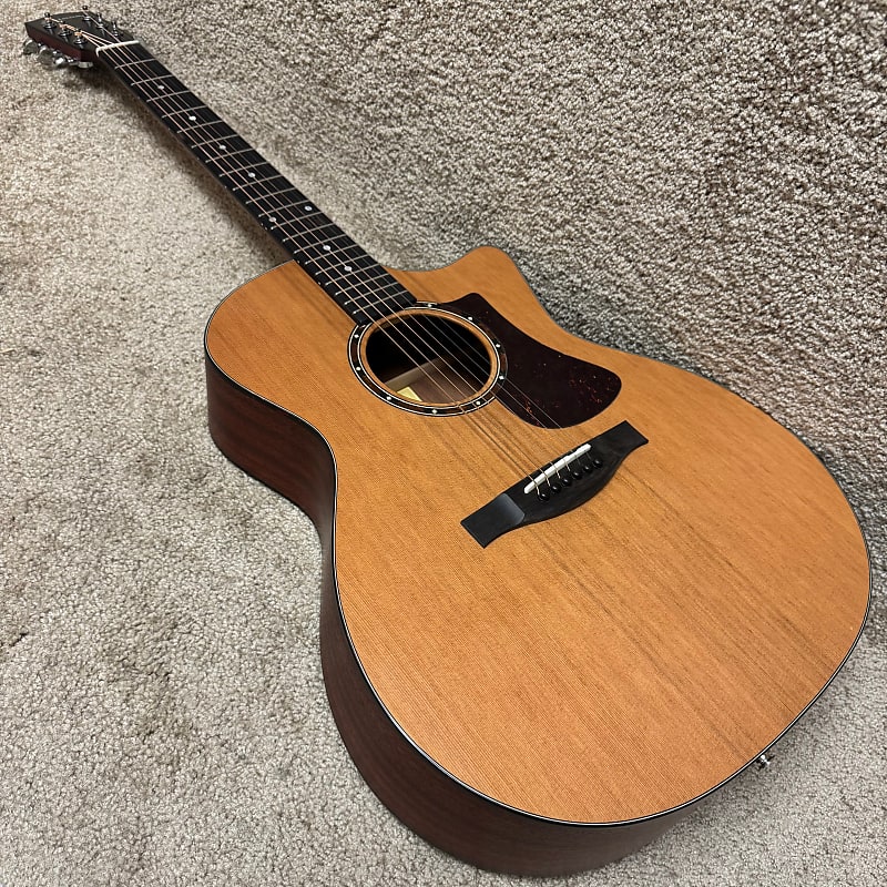 Eastman AC122-2CE Solid Cedar Top Cutaway Electric | Reverb