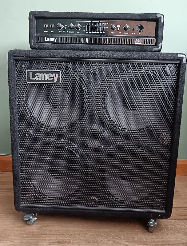 Laney RB9 Early 2010s 300w bass head and 4x10 cab | Reverb UK