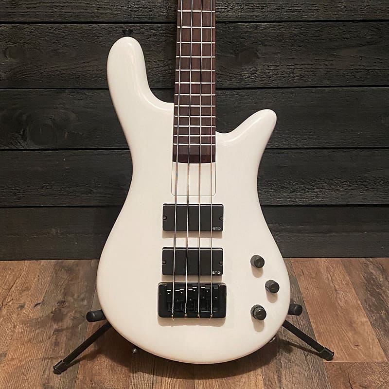 Spector Bantam 4 Euro Short Scale White Electric Bass Guitar | Reverb