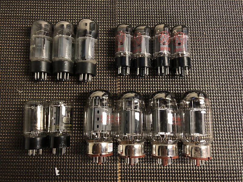Various Power Tube Lot: Ruby KT-88, Westinghouse 6L6GC, JJ | Reverb