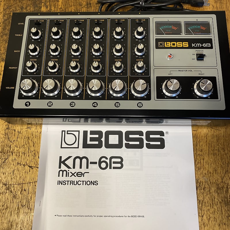 1980 Boss KM-6B- 6 Channel mixer with rack ears | Reverb