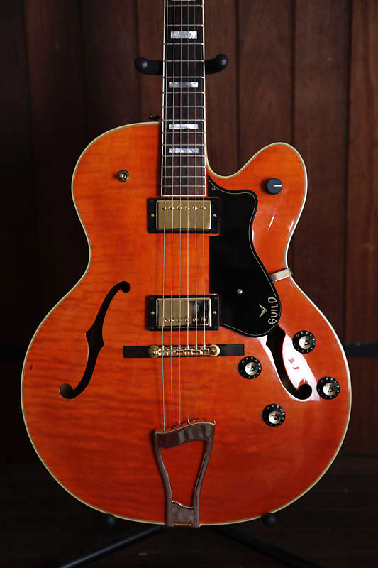 Guild X-170T Hollowbody Archtop Electric Guitar Made in USA | Reverb