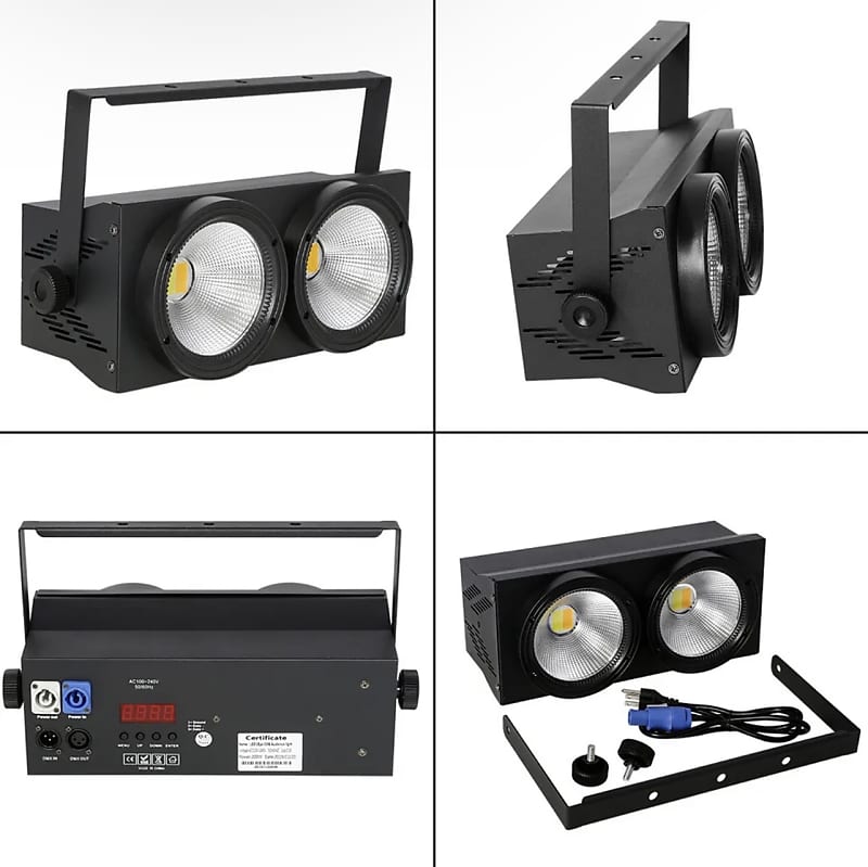 COB LED DXM BLINDERS - Set of Eight (8) Dual LED Lights | Reverb