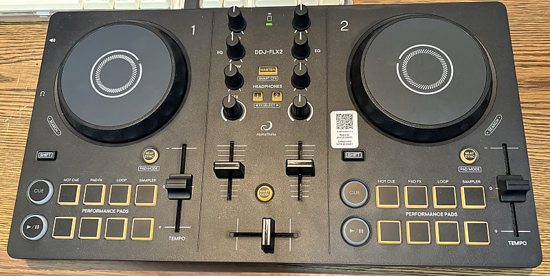 Alpha Theta DDJ-FLX2 Compact 2-Channel DJ Controller | Reverb