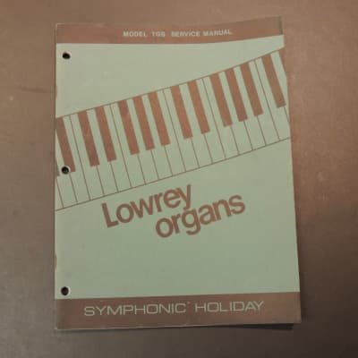 Lowrey Model TGS Service Manual [Three Wave Music] | Reverb