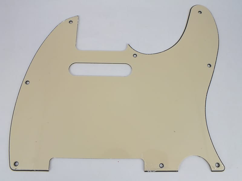 Telecaster Scratch Plate Vintage Cream CBC Pickguard to fit 8 | Reverb