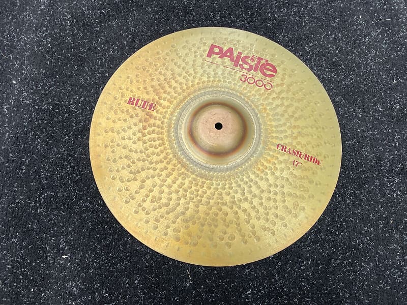 Paiste Rude 3000 17" Crash / Ride Cymbal - Hard to find | Reverb