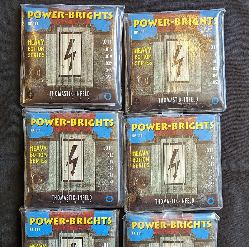 New Thomastik-Infeld Power Brights Heavy Bottom Series RP111 | Reverb