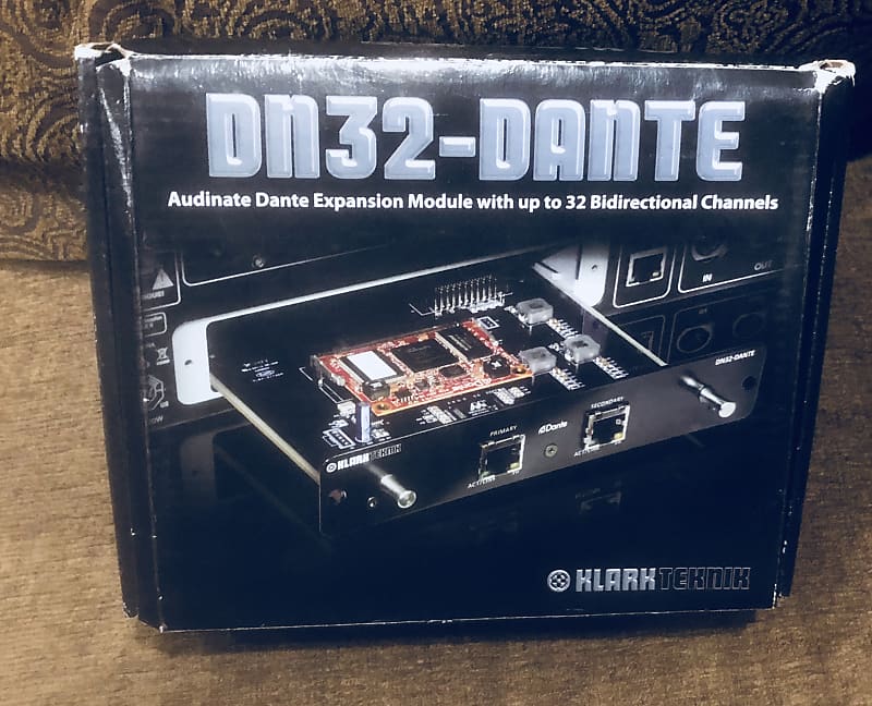Klark Teknik DN-32 Dante (Behringer X32, Midas M32 Dante | Reverb