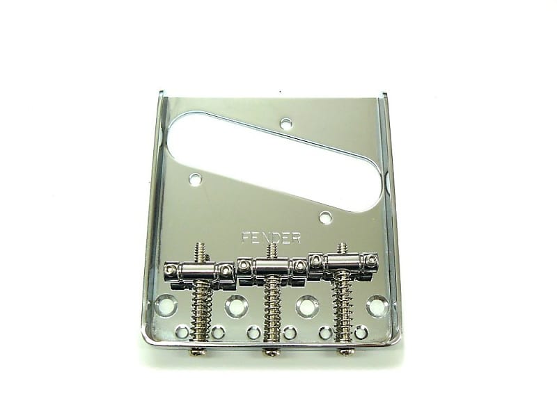 Fender® Vintage Tele Bridge chrom, String Through für | Reverb UK