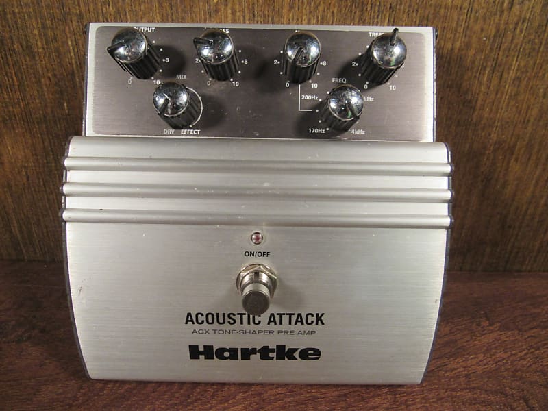 Hartke Acoustic Attack AGX Tone Shaper Pre Amp for Acoustic | Reverb