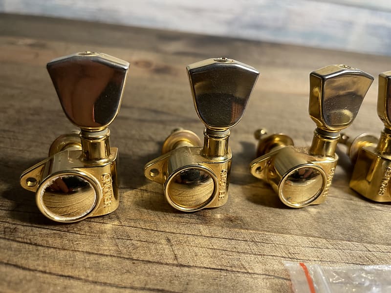 Grover Keystone 3x3 Tuning Keys - Gold | Reverb