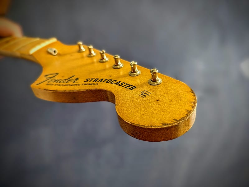 Fender Licensed Relic Stratocaster Neck- Aged Nitro Lacquer- | Reverb