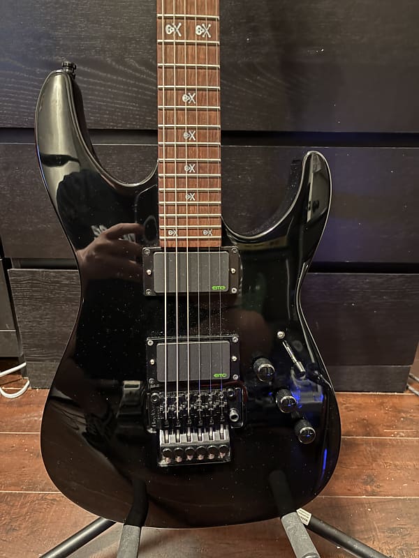 ESP LTD KH202 2022 - Sarin Black | Reverb