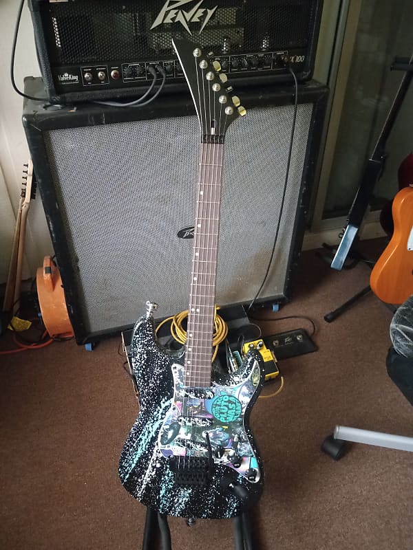 Custom Built Strat Style 2021 Galaxy Splatter | Reverb