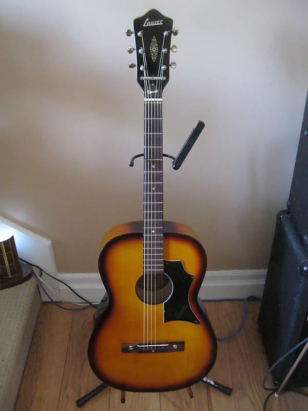 Vintage Lancer Acoustic 6 String Guitar Made in West | Reverb Canada