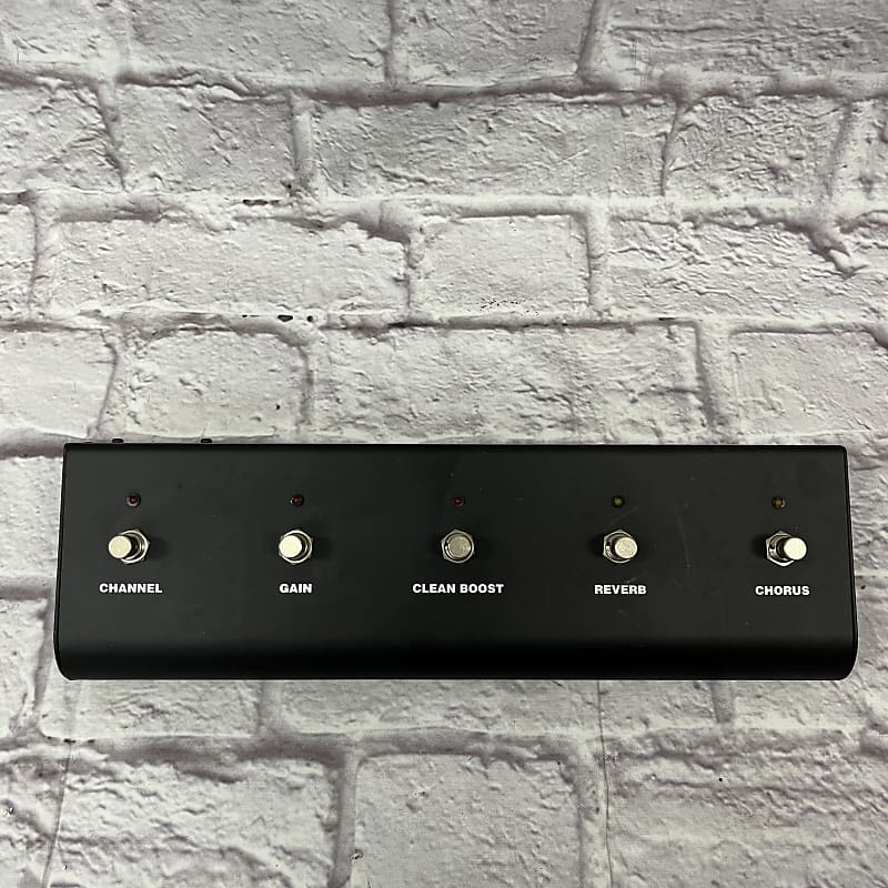 Randall 5 Button Footswitch Channel Gain Clean Boost Reverb | Reverb