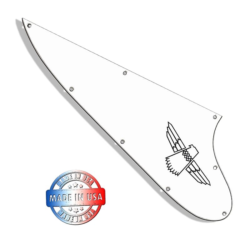3 Ply White/Black/White Pickguard for Epiphone Thunderbird | Reverb