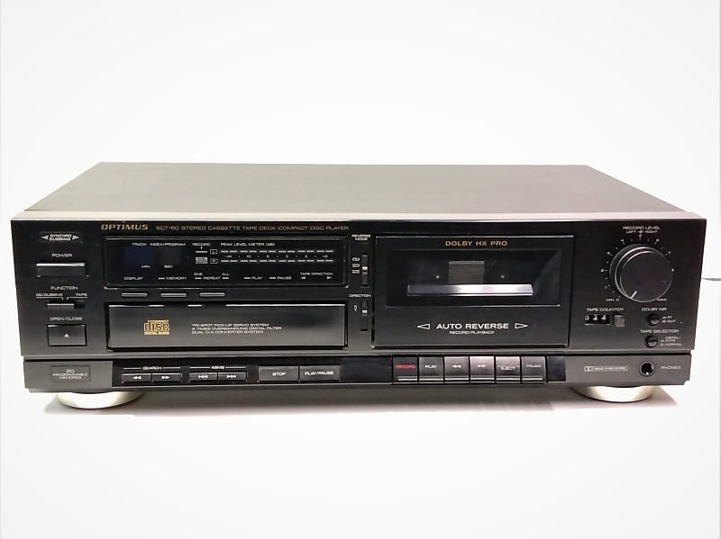 Optimus SCT-50 CD to Cassette Transfer & Player | Reverb