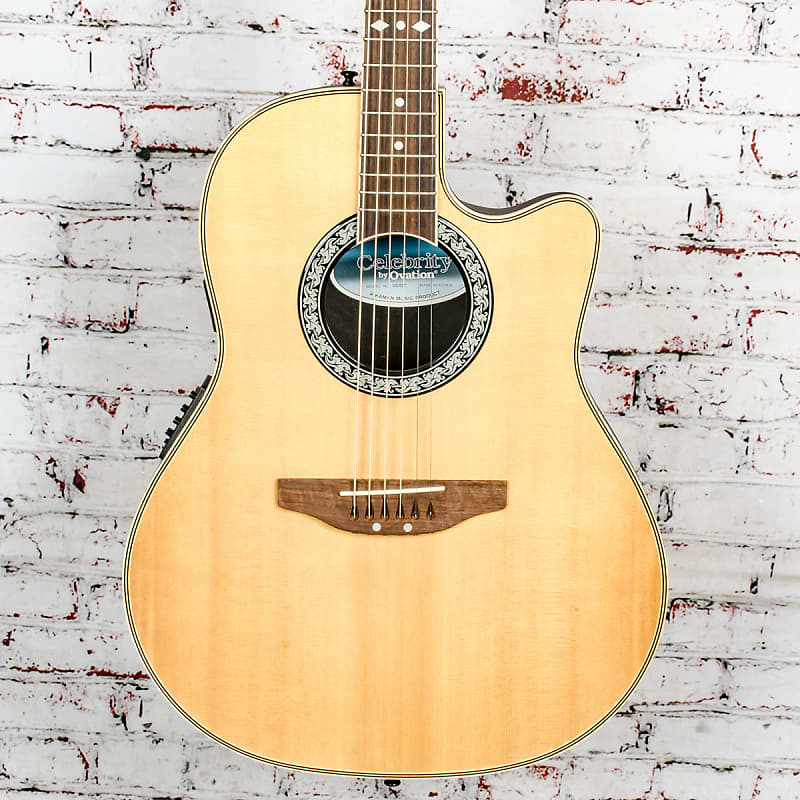 Ovation - Celebrity CC057 Acoustic Electric Guitar, Natural - | Reverb