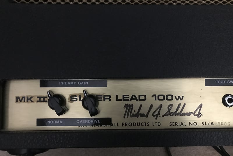 Mike Soldano Modded Marshall Super Lead 100 1974 SLO SLP | Reverb