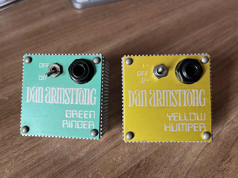 Dan Armstrong Green Ringer Yellow Humper | Reverb UK