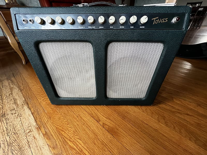 Torres 50 Watt 6l6 Custom Tube Amplifier 1998 - Green Tolex | Reverb