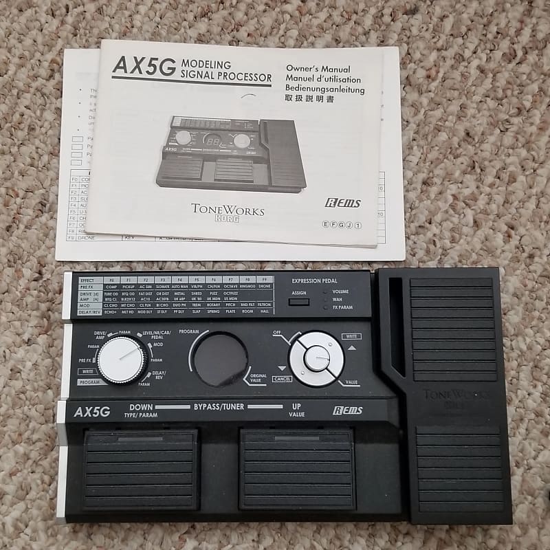 Korg ToneWorks AX5G | Reverb