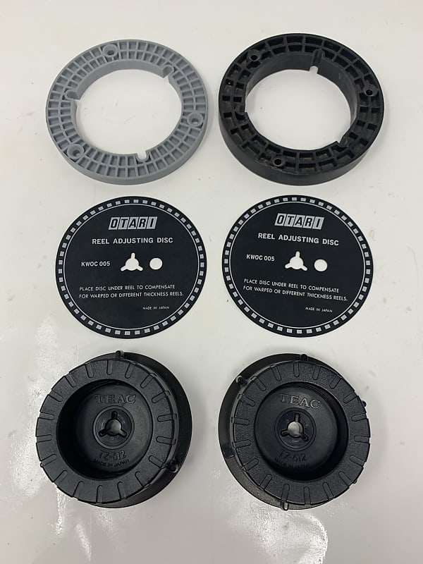 Teac NAB Hub Adapters for 1/4" Reel to Reel Tape Decks w/ | Reverb