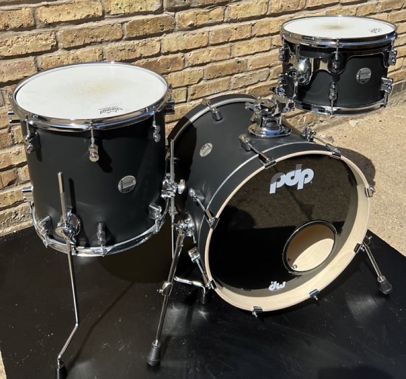 USED PDP Concept Maple Satin Black CR HW Bop - copy | Reverb