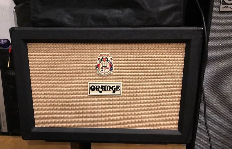 Orange PPC212 120-Watt 2x12" Guitar Cabinet - Black 8 Ohm | Reverb