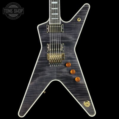 Dean USA Custom Shop Dime Stealth 2011 AAAAA Flame Top Blue & | Reverb