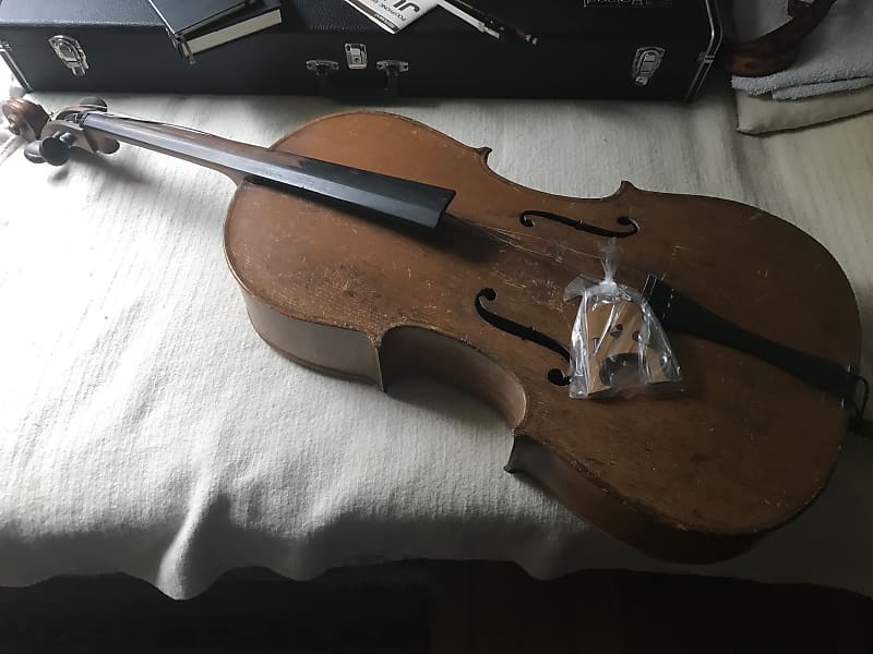 Late 19th Century Saxon Cello - full size 4/4 - Rare | Reverb UK