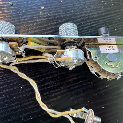 Telecaster Control Plate w/Loaded Harness 2010s - Chrome | Reverb