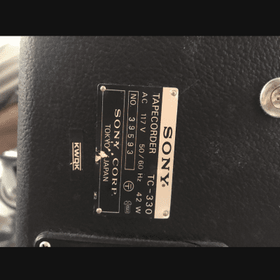 Vintage Sony TC-330 1971 | Reverb