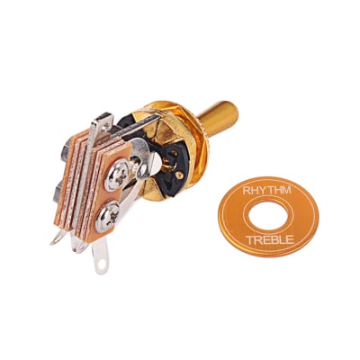 Gold Guitar Les Paul LP Style 3 Way Toggle Switch Pickup | Reverb