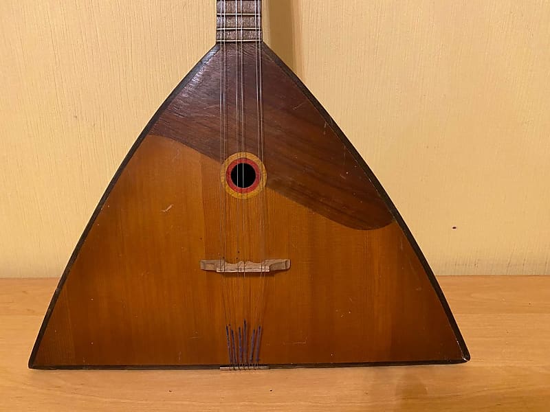 Balalayka 6 String USSR Soviet Folk Instrument Balalaika | Reverb