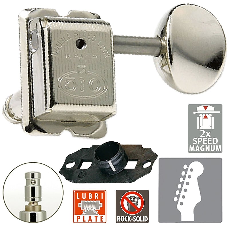 NEW Gotoh SDS510-05M MG 6-in-line LOCKING Vintage Style | Reverb