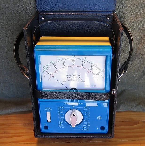 Bell Systems Multimeter KS-14510-LII Works Voltmeter Ohmmeter | Reverb