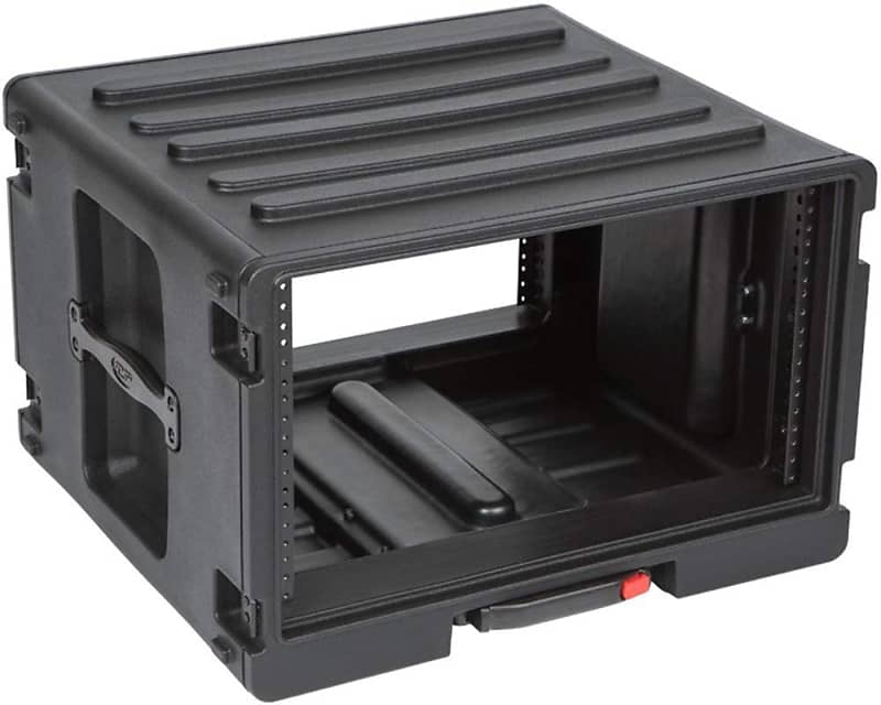 SKB 6U Space Rack Stacks with Roto Racks, Wheels and Handle | Reverb