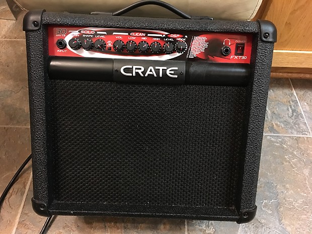 Crate FXT30 2006 Black 30watt combo Amp with DSP Effects | Reverb