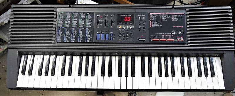 Casio CTK-550 - Touch Response Keyboard - 61 Keys w Stand, AC | Reverb