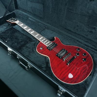 ESP Eclipse II 2006 See-thru Black Cherry Quilted Maple 4 | Reverb