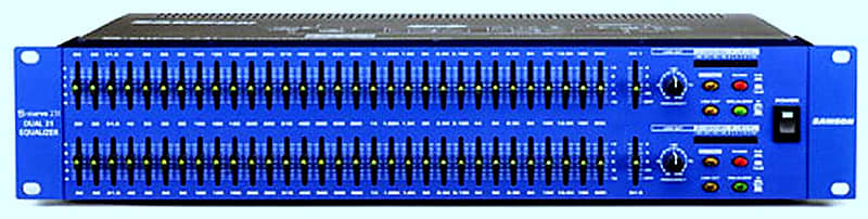 Samson S-curve 231 dual 31 band Rack Mount Equalizer Silver | Reverb