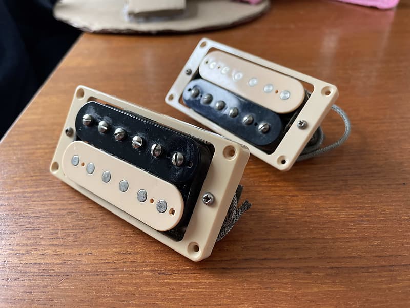 Steffsen PAF-style Zebra Humbucker Pickup set | Reverb