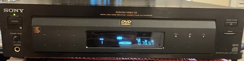 Sony Vintage Sony DVP-S7000 DVD/VCD/CD Player 80s | Reverb
